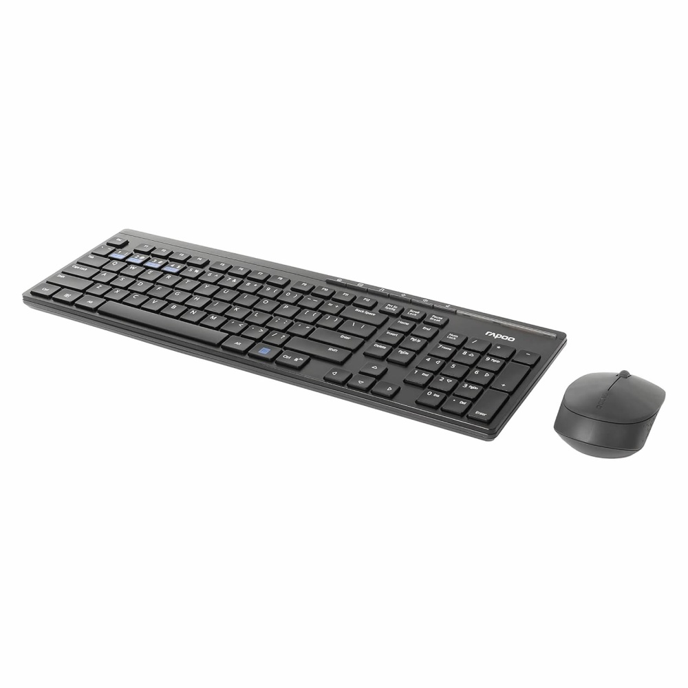 Rapoo 8100M Multi-mode Wireless Desktop Combo Set, Keyboard And Mouse ...